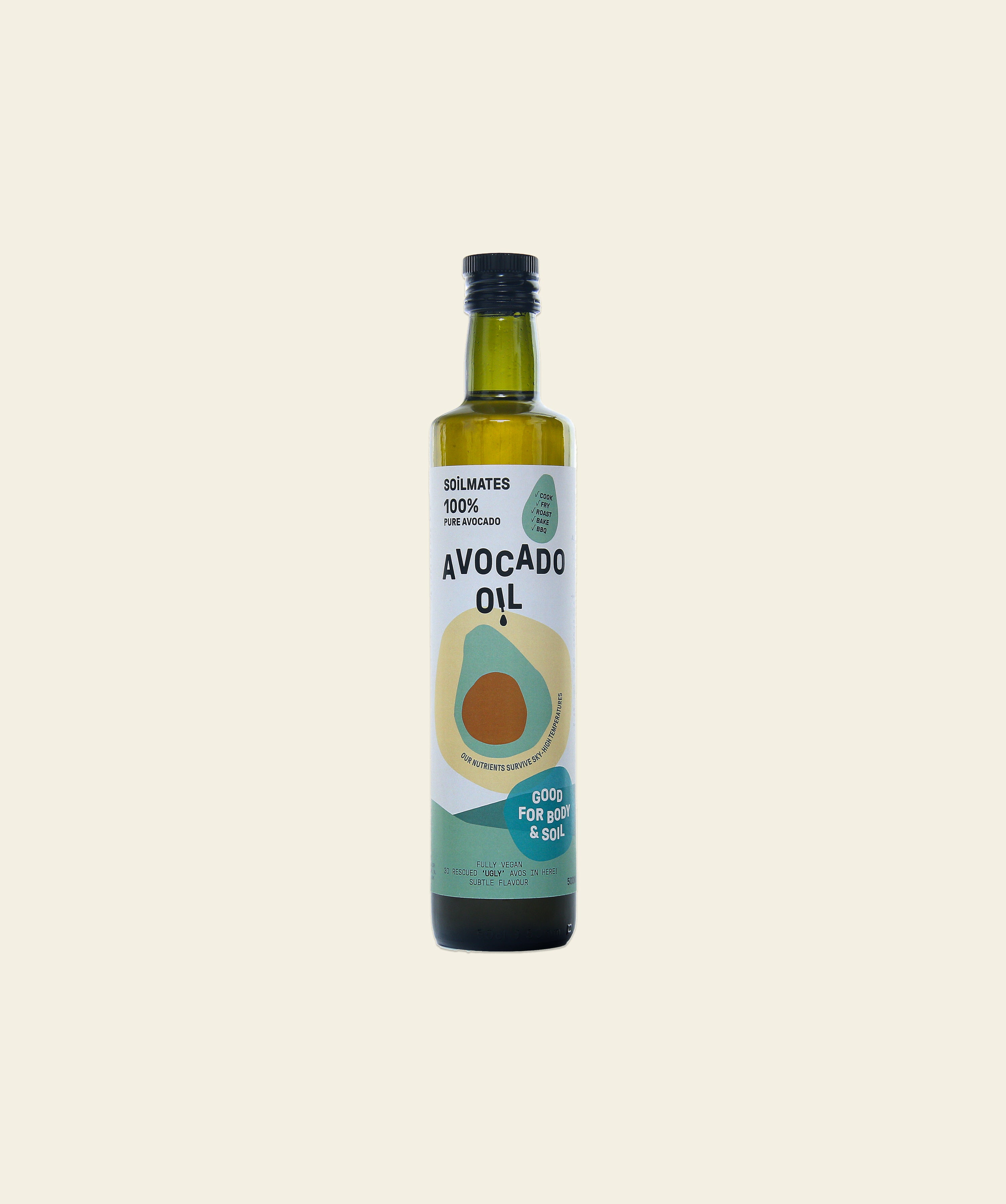 Pure Avocado Oil for Cooking - 500ML - Soilmates